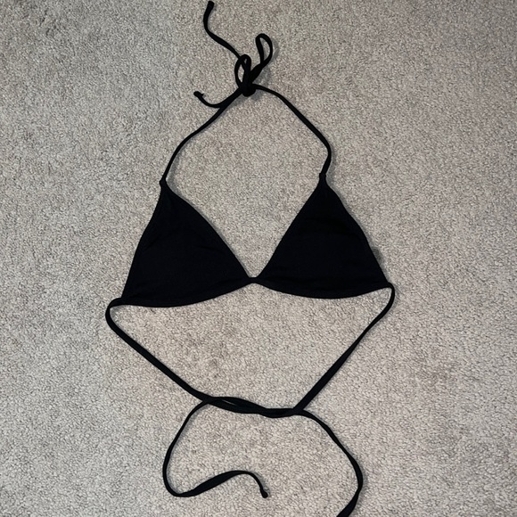 SHEIN | Swim | Basic Black Bikini Top | Poshmark